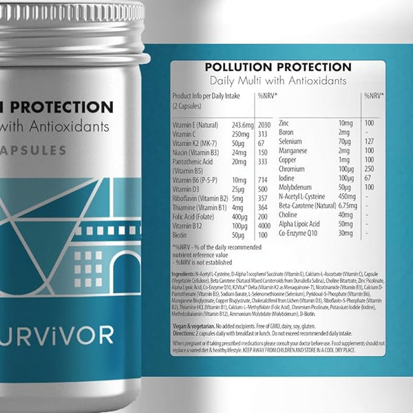 Beauty Supplement - Daily Multi with Antioxidants - Pollution Protecti